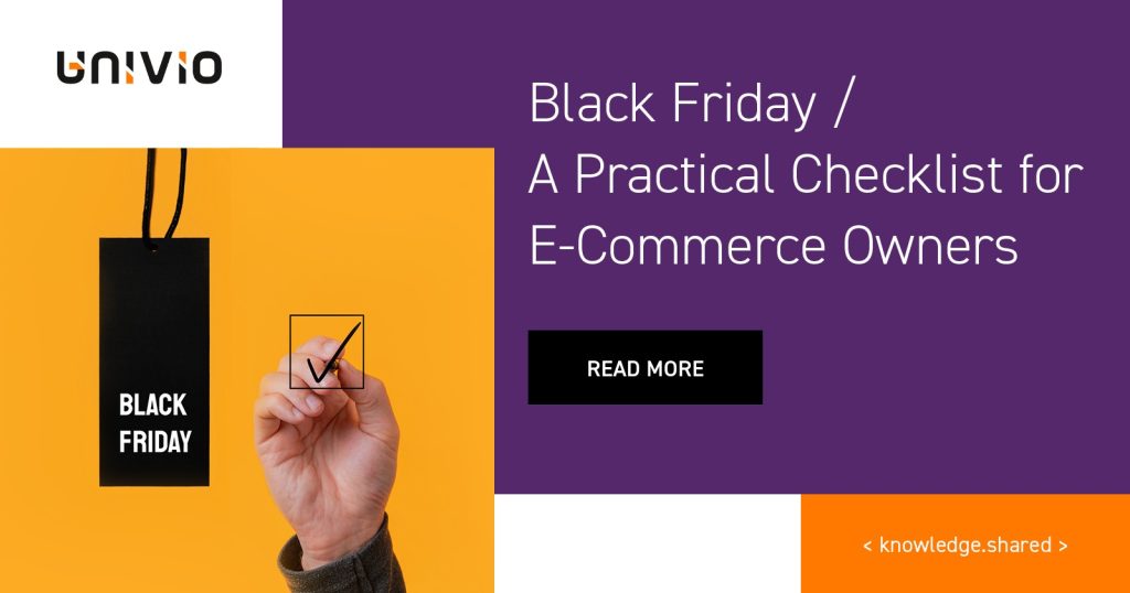 Black Friday / A Practical Checklist for E-Commerce Owners