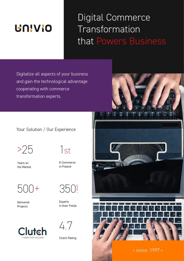 Digital Commerce Transformation / Tech Advantage - Univio